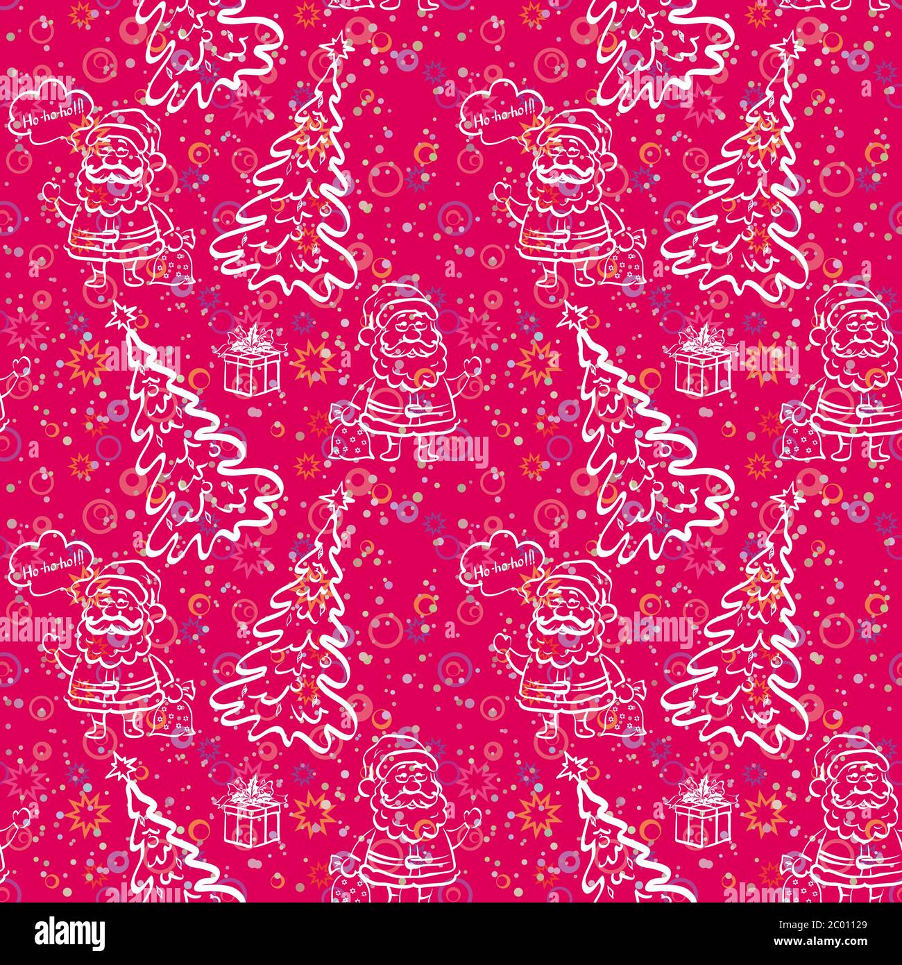 Seamless x mas pattern hi-res stock photography and images - Alamy