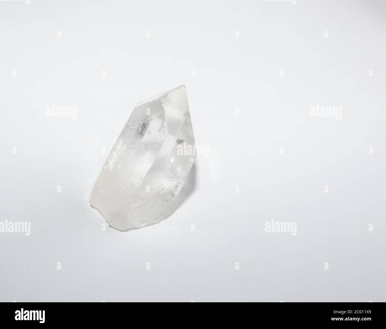 Quartz crystal point Stock Photo - Alamy