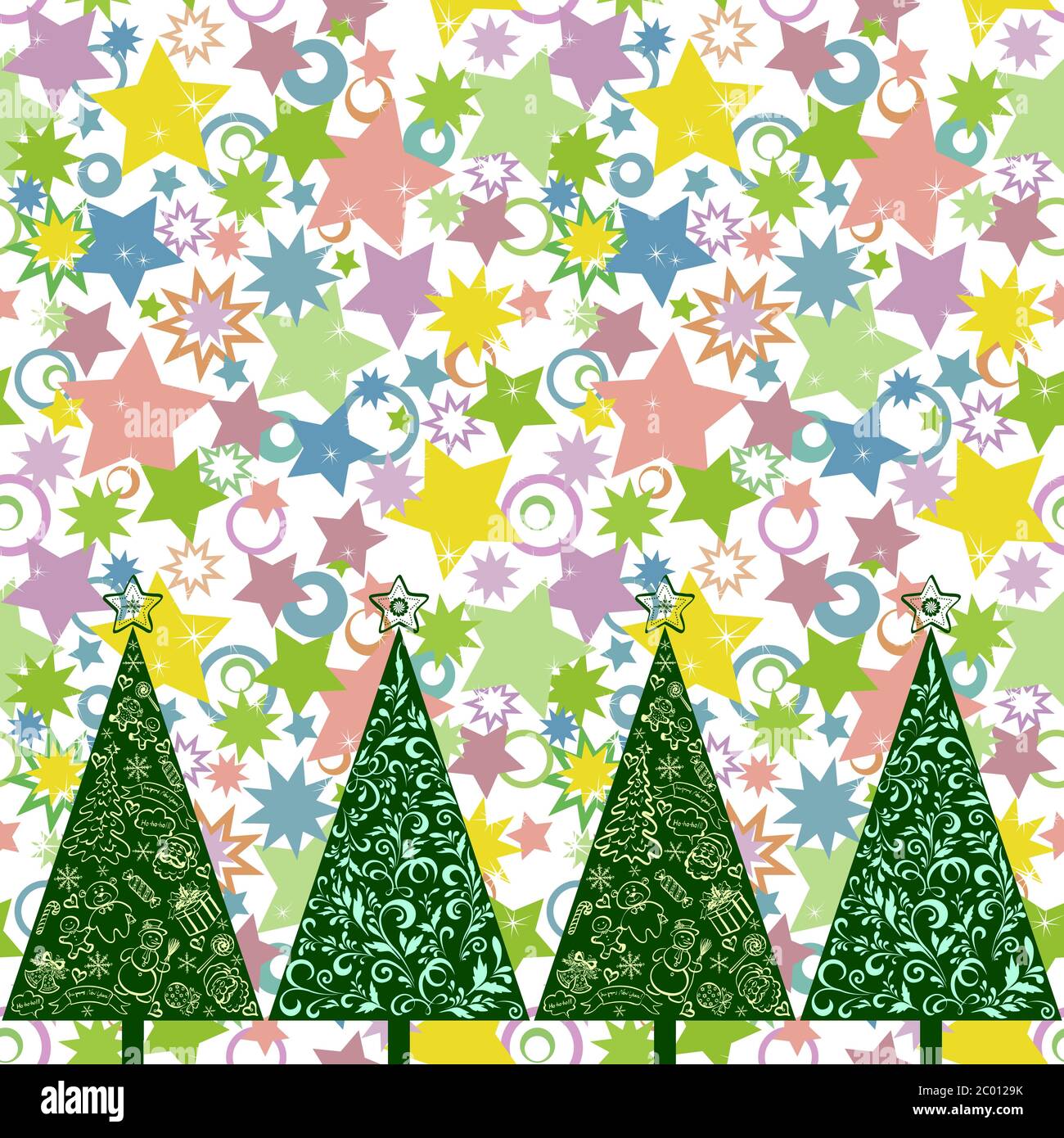 Seamless pattern pink christmas hi-res stock photography and images - Alamy