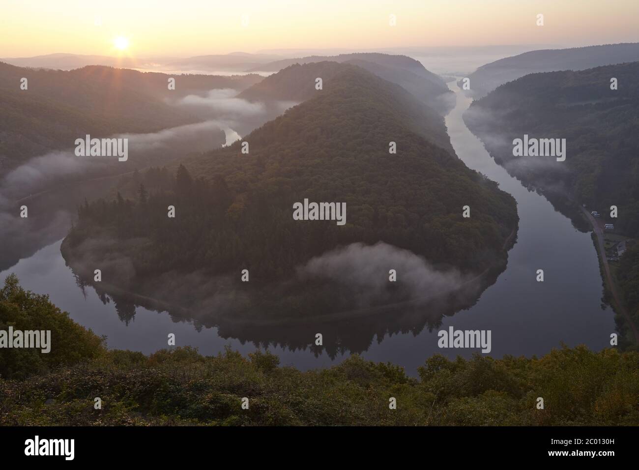 Saar loop at mettlach hi-res stock photography and images - Alamy