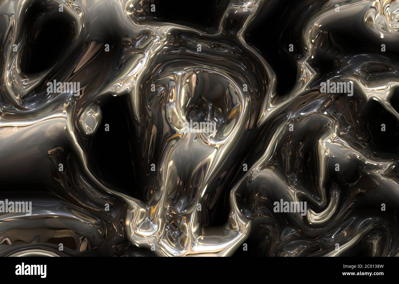 strange abstract metal steel Stock Photo - Alamy