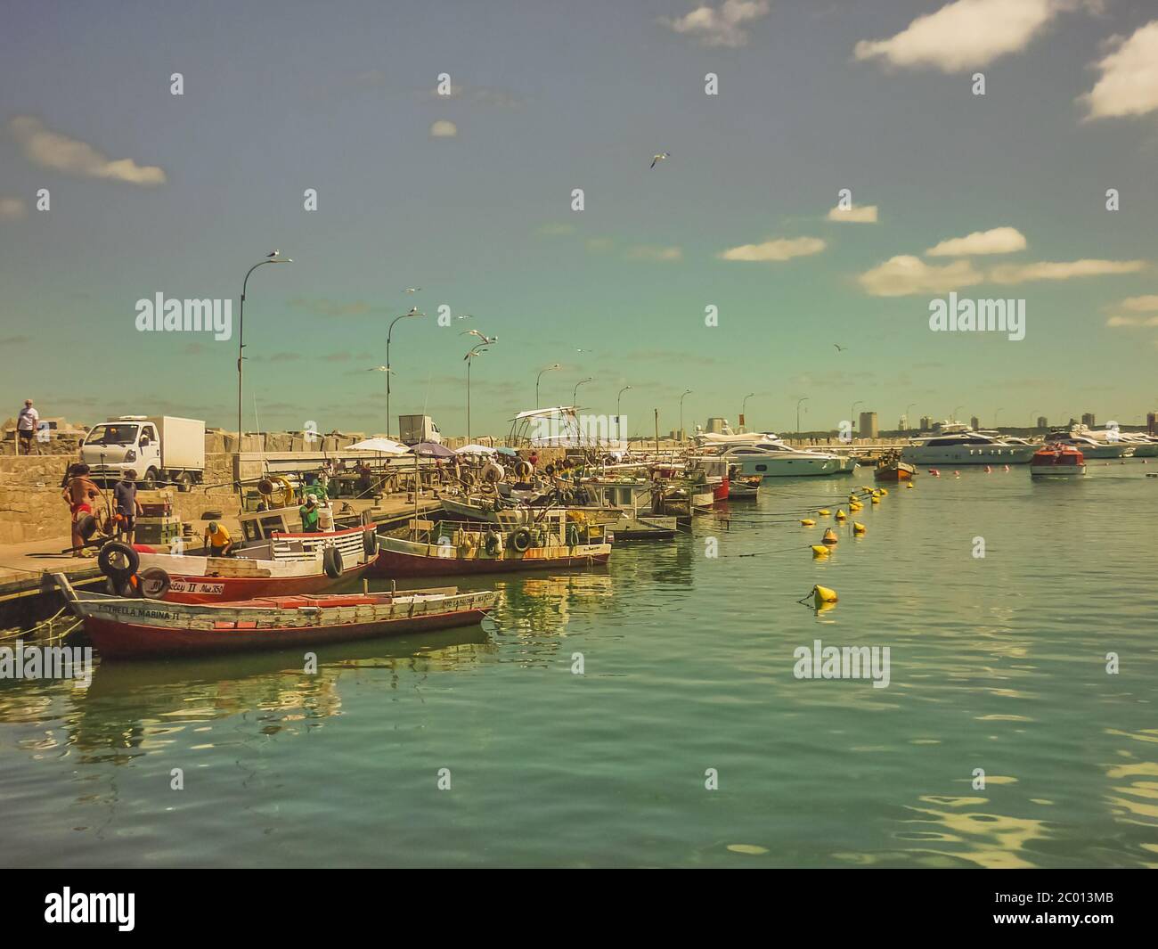 Punta del Este Port View Stock Photo - Alamy