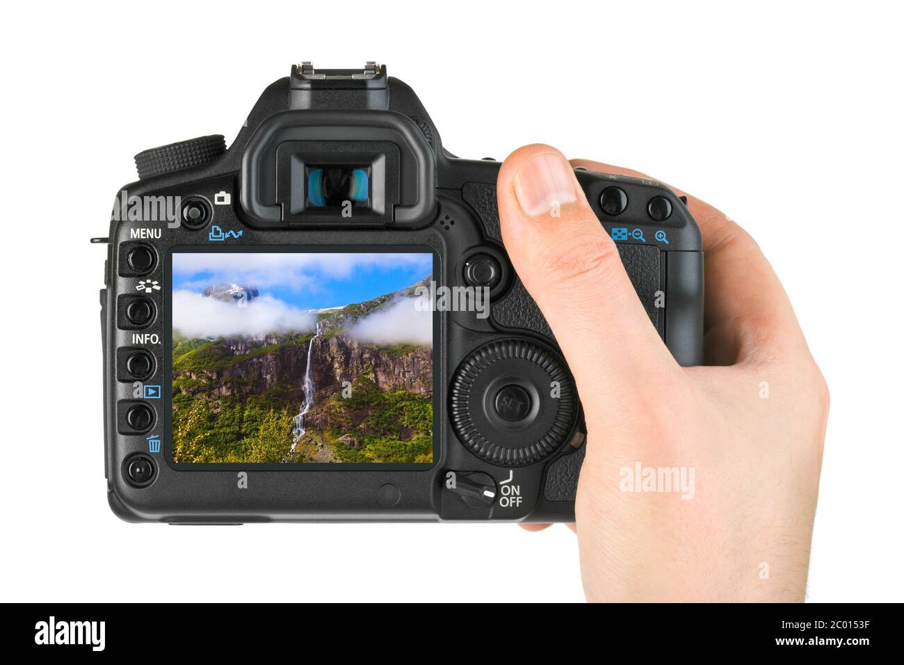 Norway landscape background Cut Out Stock Images & Pictures - Alamy