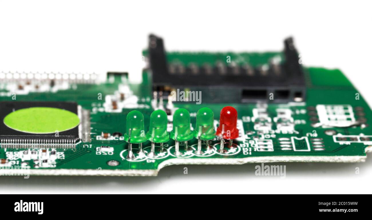 Green computer motherboard hi-res stock photography and images - Alamy