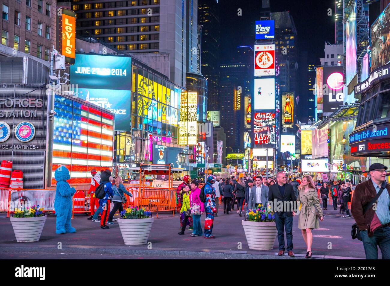 Times' Square New York USA Stock Photo - Alamy
