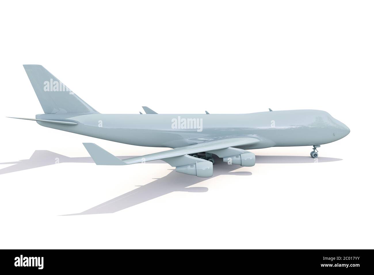 Plane on white Stock Photo - Alamy