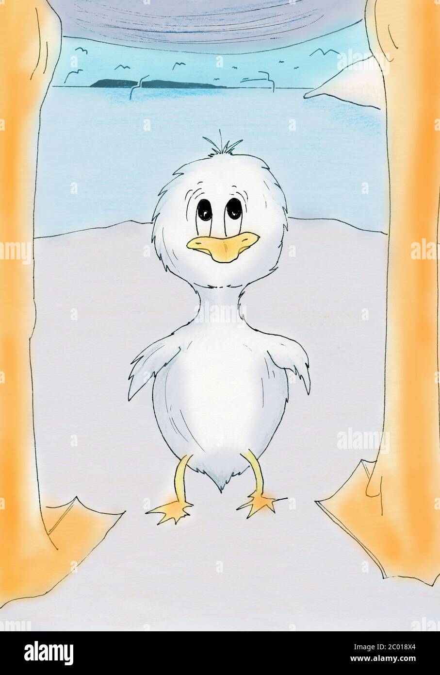 Scared duck hi-res stock photography and images - Alamy