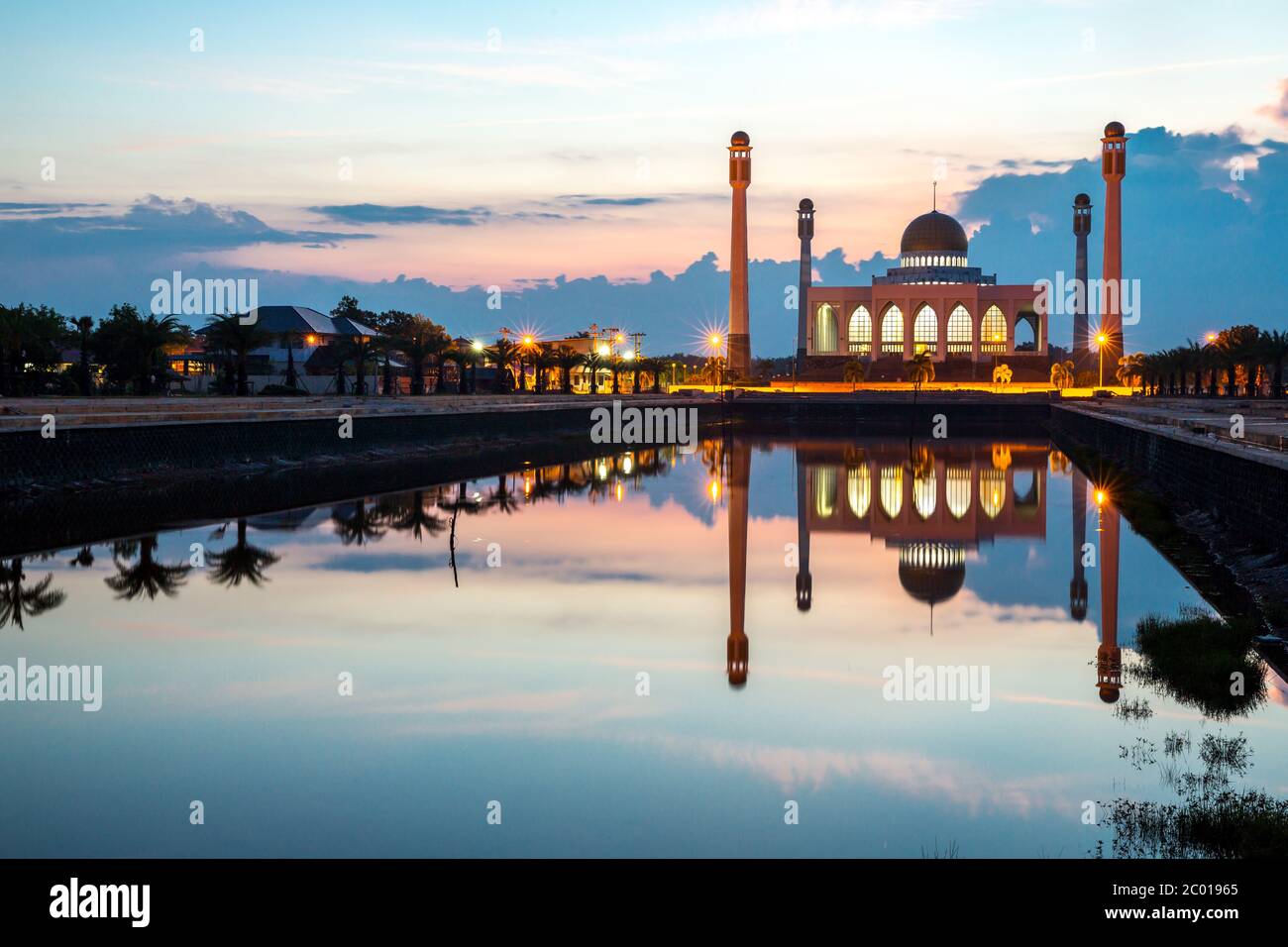 Central mosque Songkhla Thailand Stock Photo - Alamy