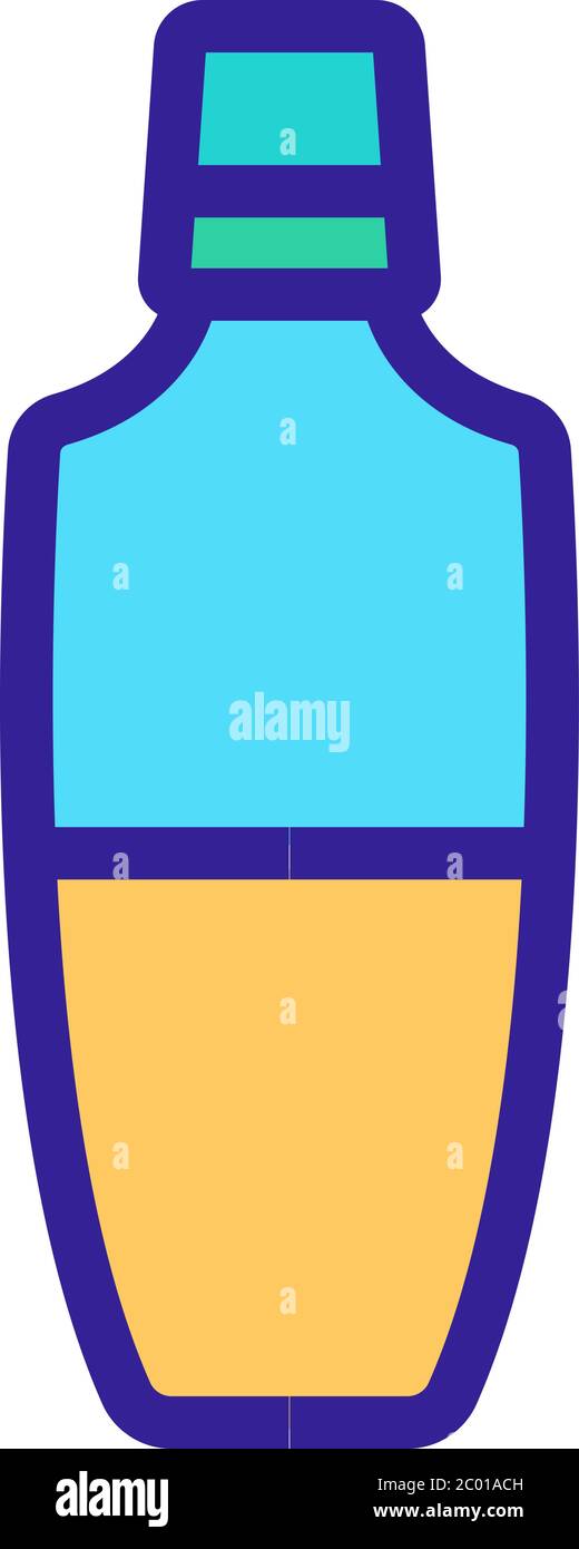 body care lotion icon vector outline illustration Stock Vector Image ...