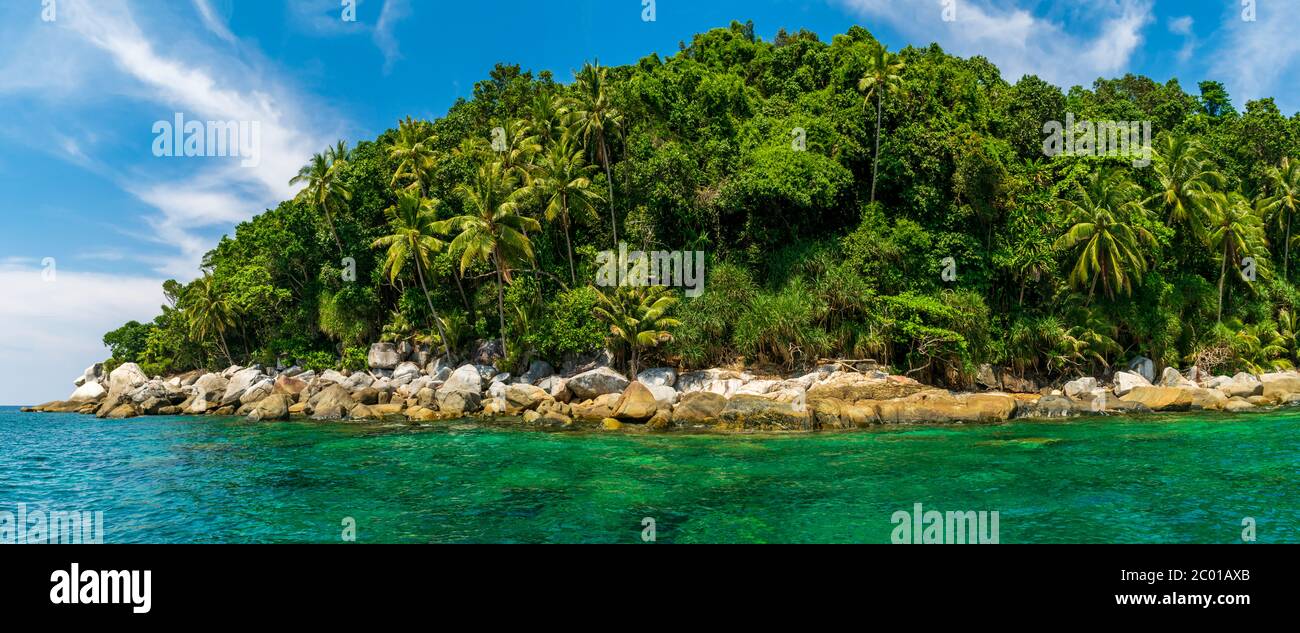 Bubble Beach, Besar, Perhentian Islands, Malaysia; May-2019; a ...