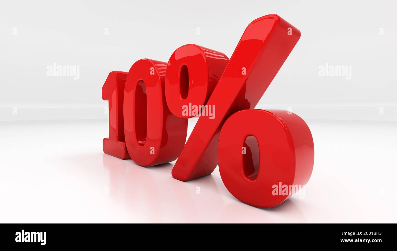 3D Ten Percent Stock Photo Alamy 3d-ten-percent-stock-photo-alamy