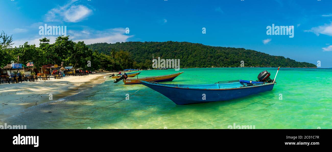 Teluk Dalam Beach, Besar, Perhentian Islands, Malaysia; May-2019; The ...