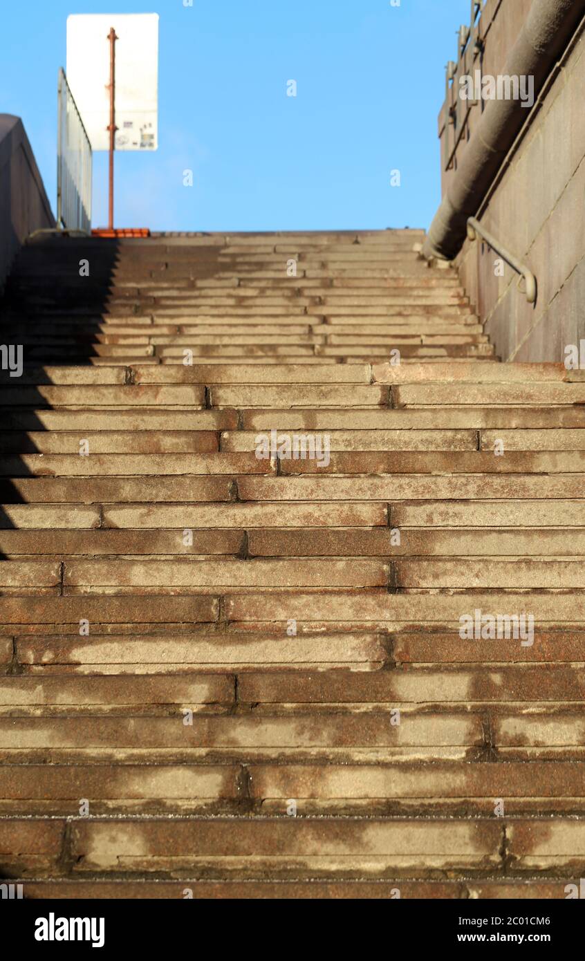 staircase leading upstairs Stock Photo - Alamy