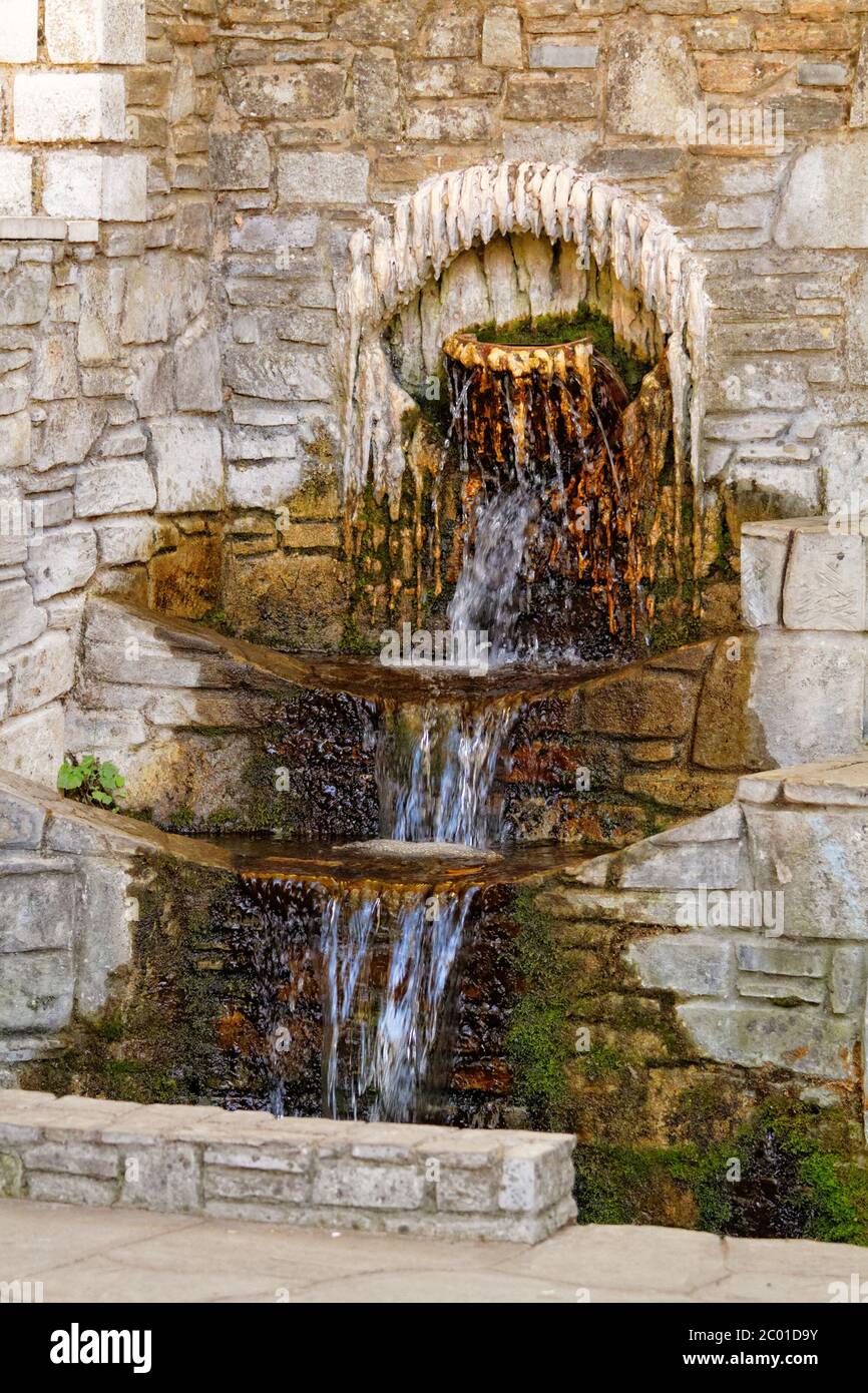 Photo of a beautiful waterfall in Thassos Stock Photo - Alamy