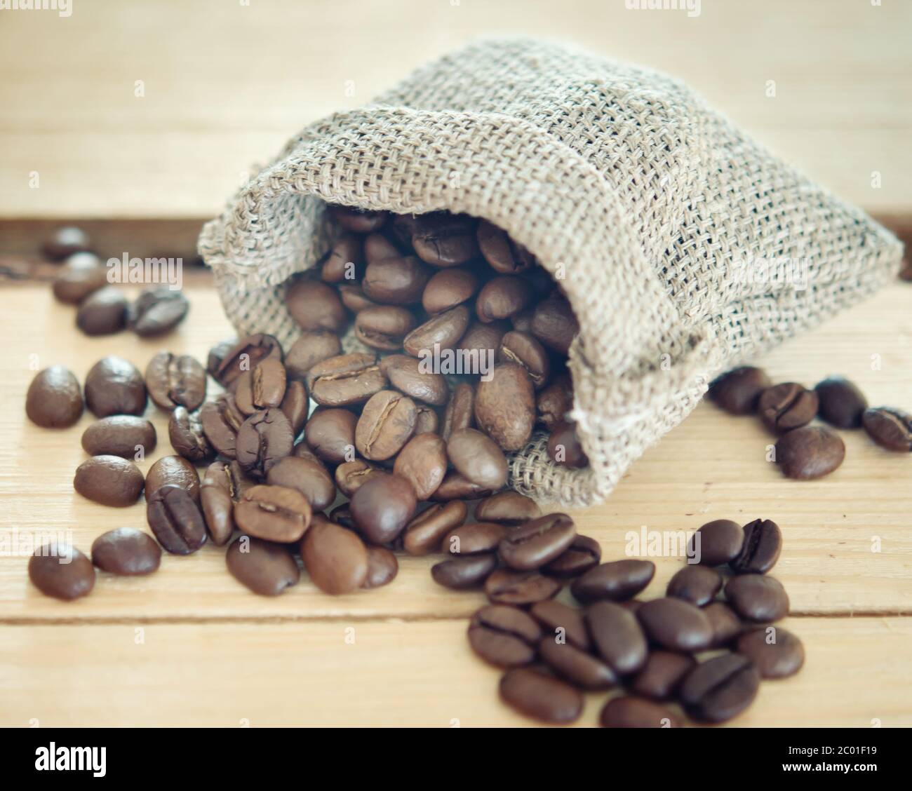 Coffee sack opened hi-res stock photography and images - Alamy