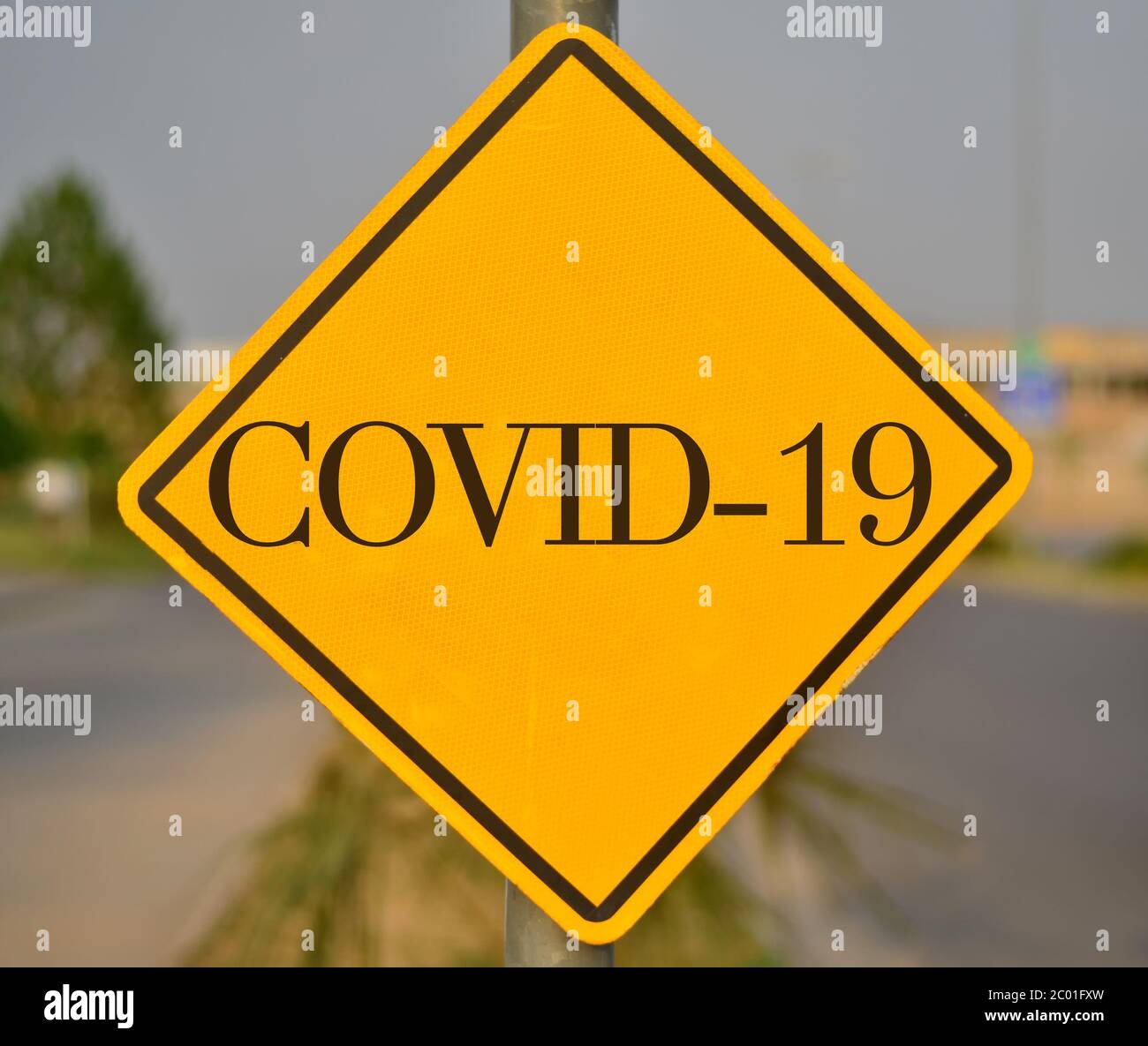 COVID 19 / Corona Pandemic Signage / Warning Sign board regarding ...