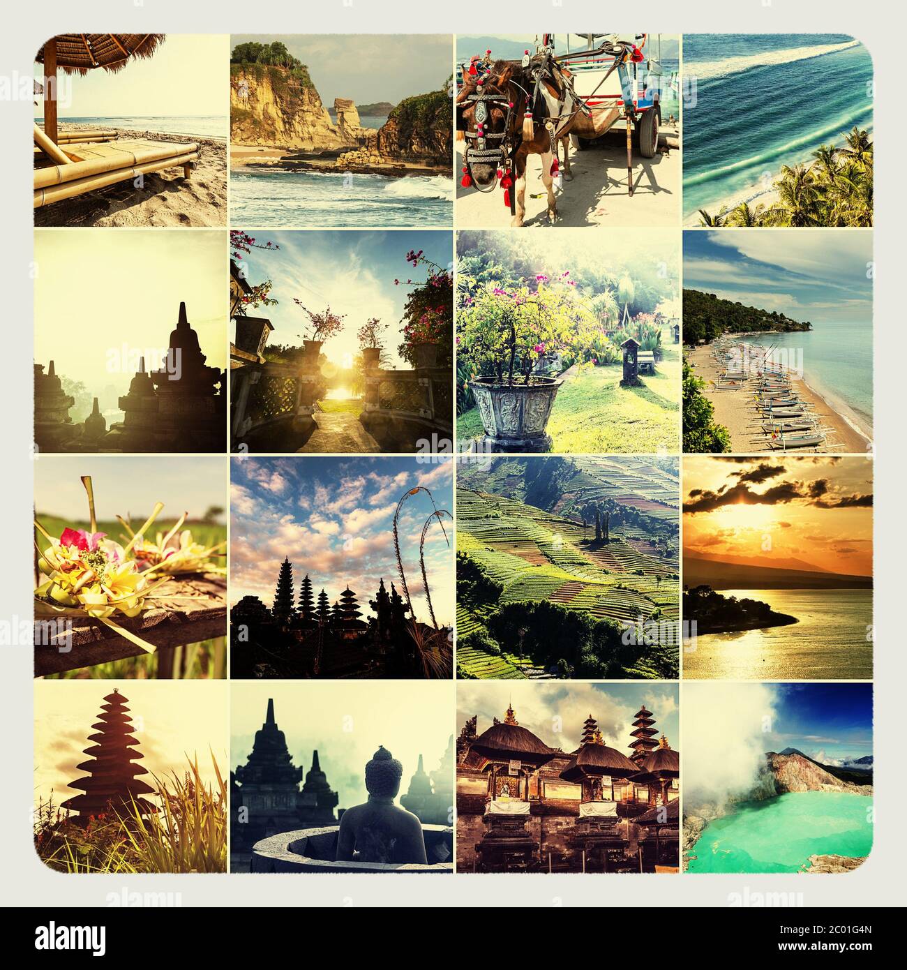 Indonesia collage hi-res stock photography and images - Alamy
