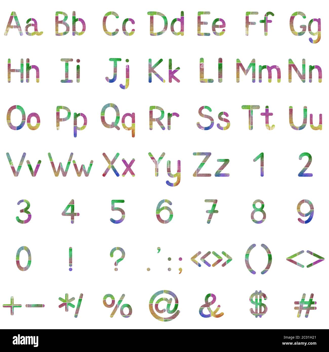 Set of letters hi-res stock photography and images - Alamy