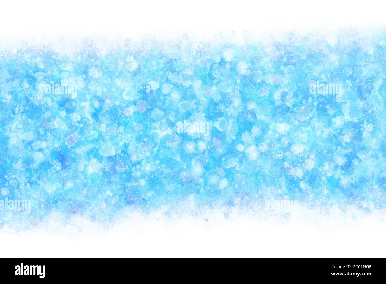 pastel color summer blue ice abstract on natural grunge watercolor hand ...
