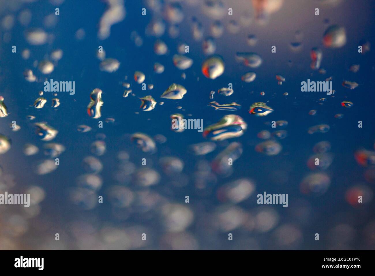 raindrops on glass texture abstract background Stock Photo - Alamy