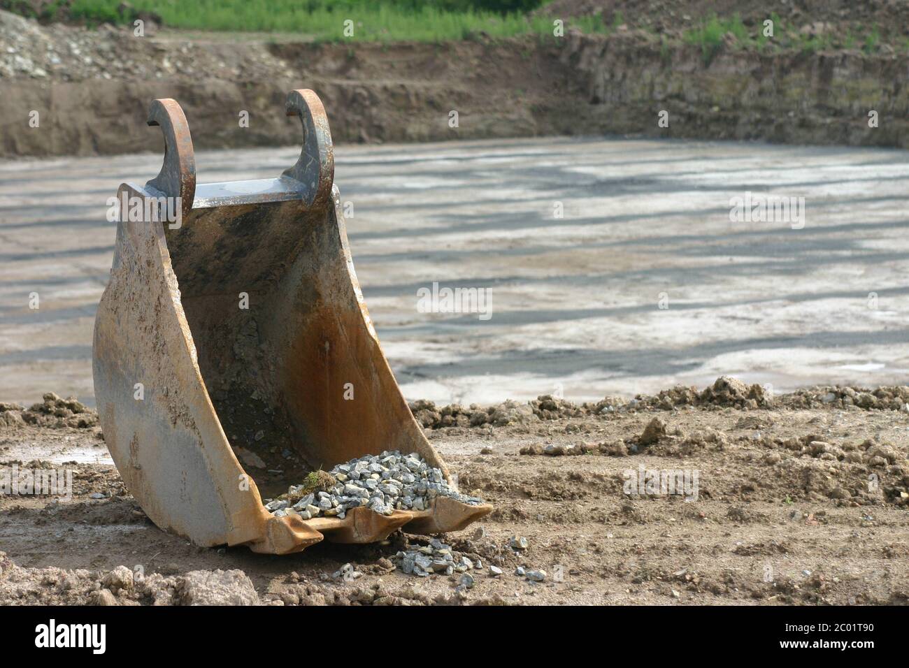Excavator shovel 2 Stock Photo - Alamy