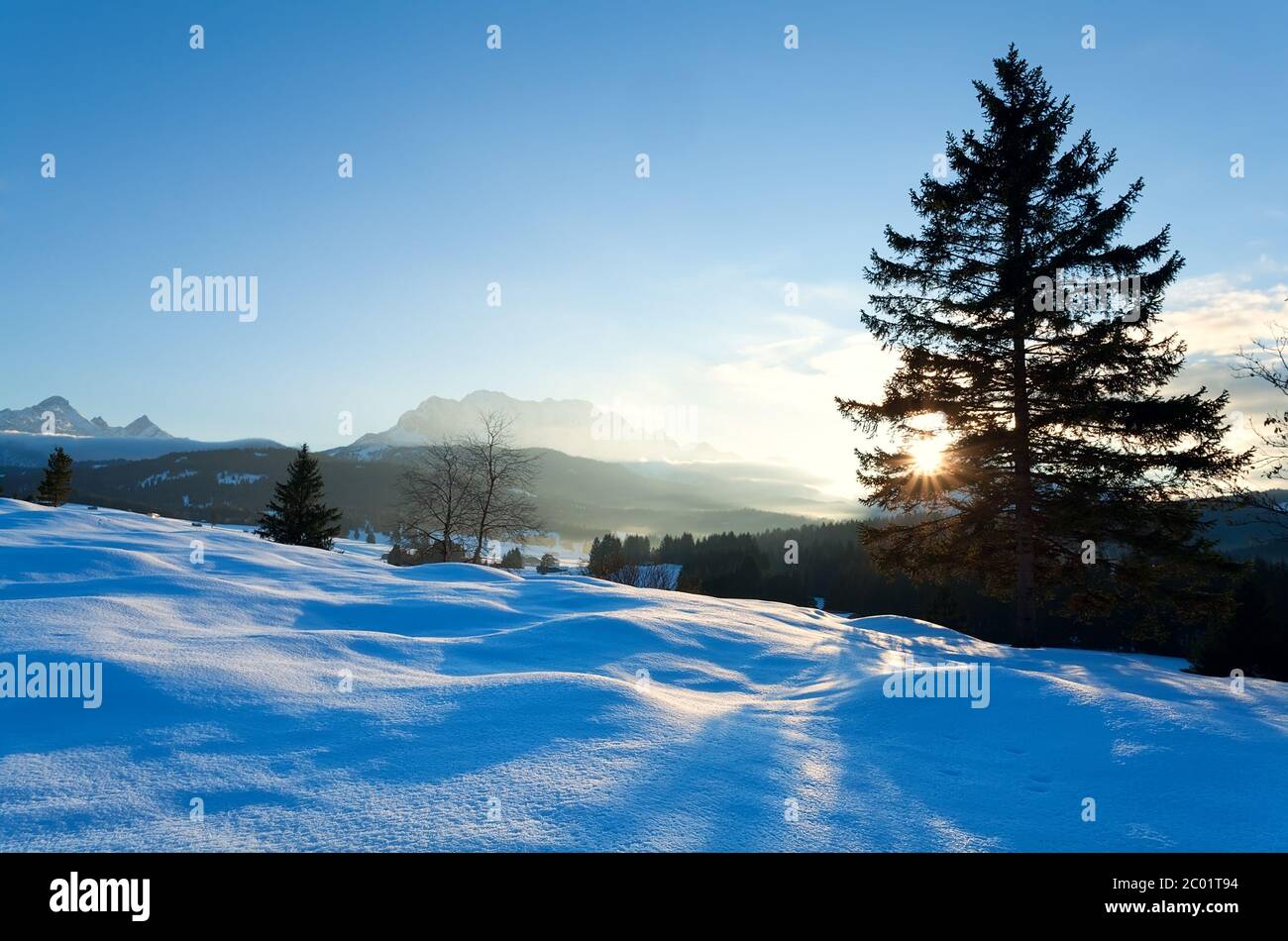 Snowy german alps hi-res stock photography and images - Alamy