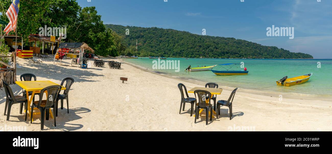 Redang Islands, Malaysia; May-2019; White Sand Beach, Redang Island ...