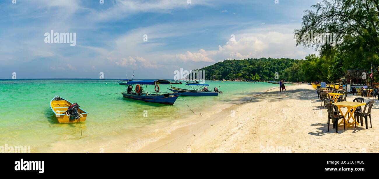 Redang Islands, Malaysia; May-2019; White Sand Beach, Redang Island ...
