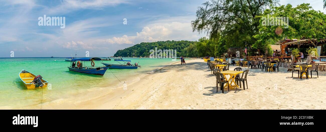 Redang Islands, Malaysia; May-2019; White Sand Beach, Redang Island ...