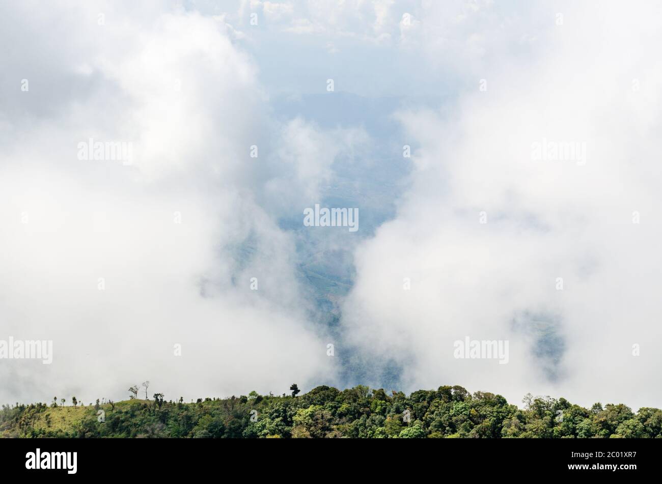 High view of clouds sky hi-res stock photography and images - Alamy