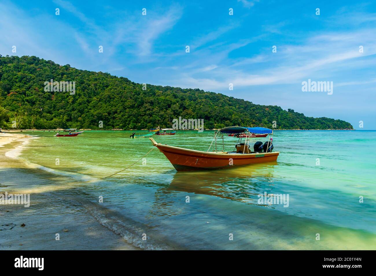 Teluk Dalam Beach, Besar, Perhentian Islands, Malaysia; May-2019; The ...