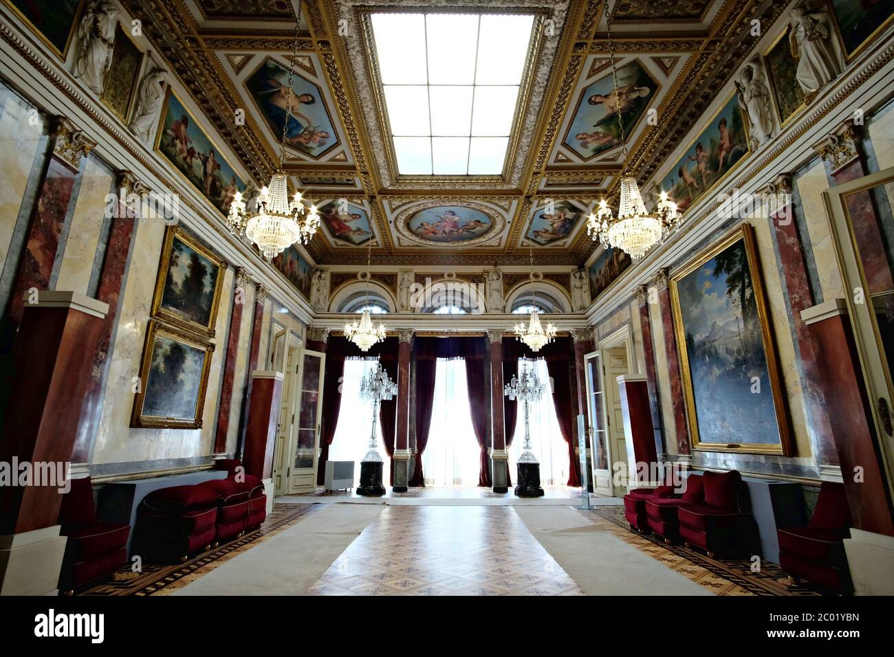 interior view of Revoltella museum in Trieste, Italy Stock Photo - Alamy
