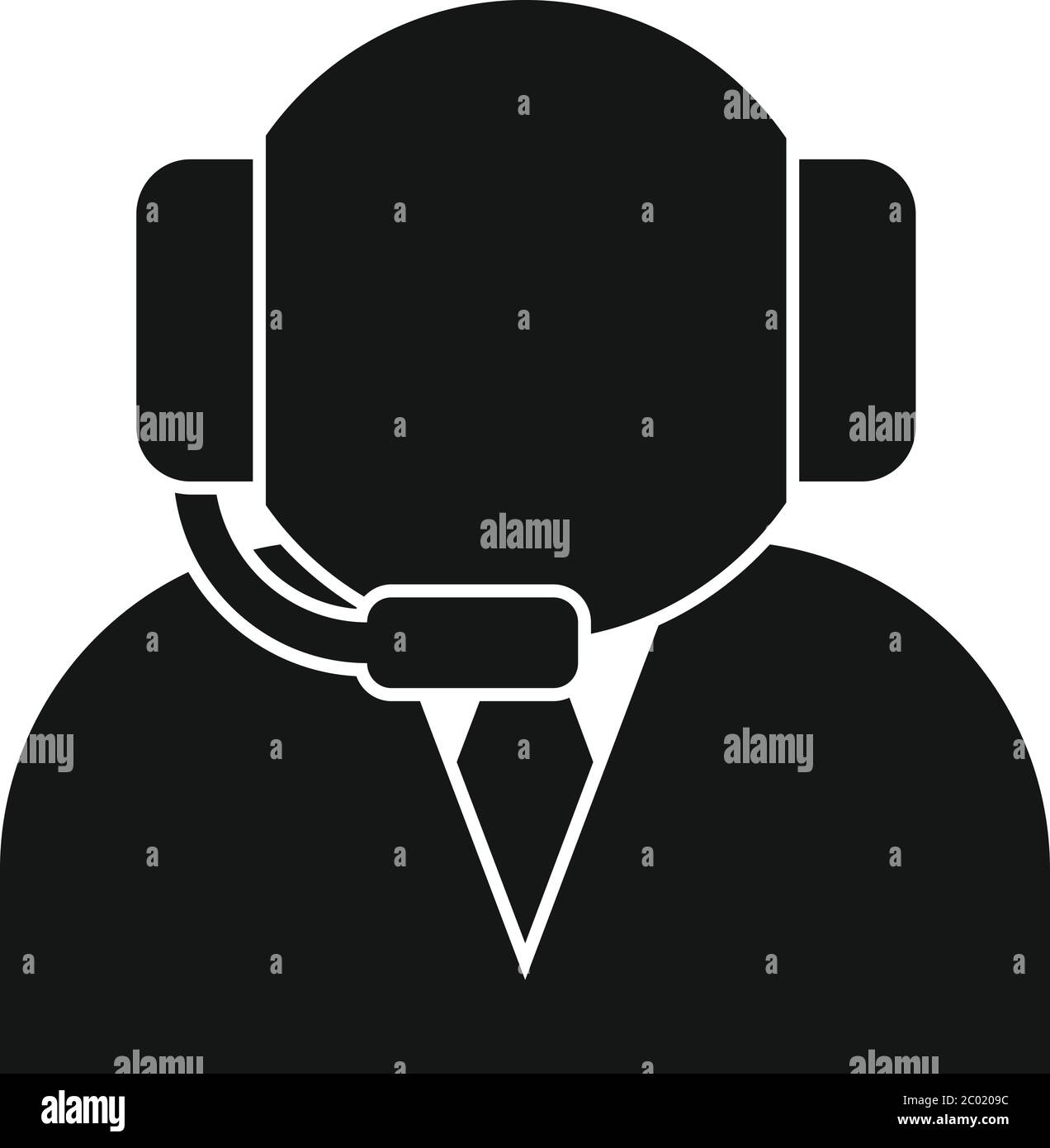 Financial call center icon. Simple illustration of financial call ...