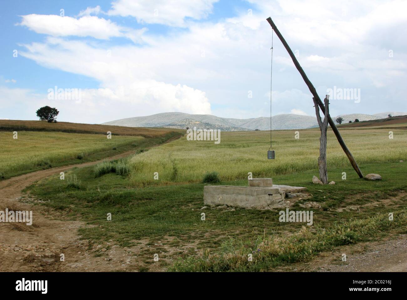 Very old water well Stock Photo - Alamy