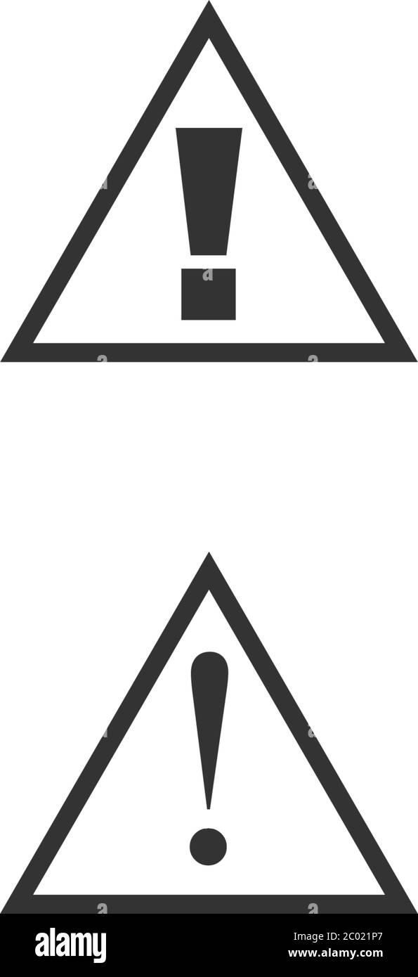 Warning logo, Prohibition, Exclamation mark beware icon template ...