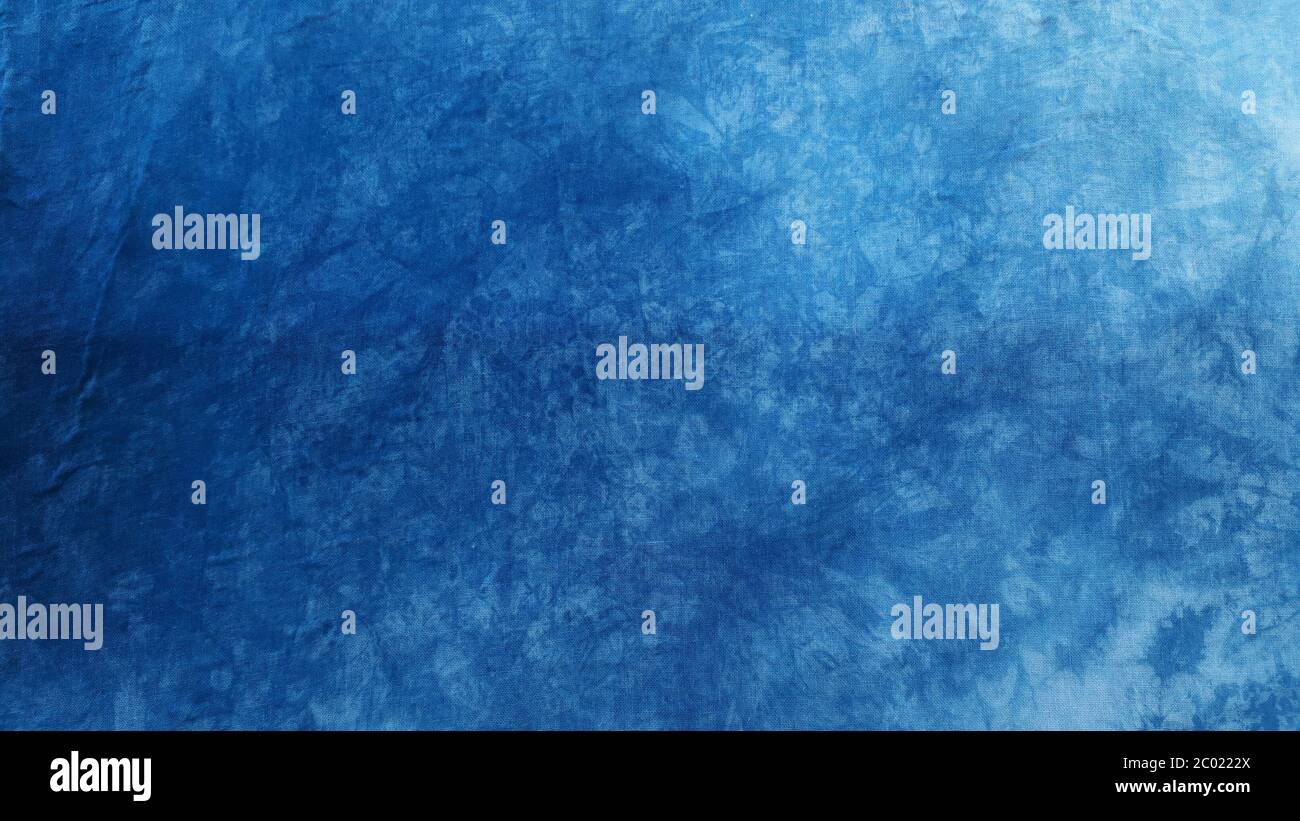The fabric is indigo dye background hi-res stock photography and images ...
