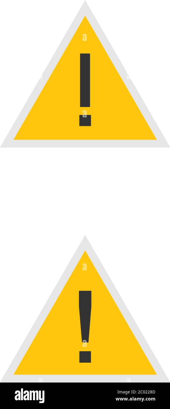 Warning logo, Prohibition, Exclamation mark beware icon template ...