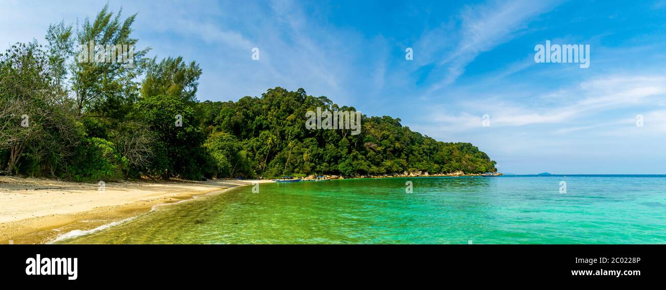 Bubble Beach, Besar, Perhentian Islands, Malaysia; May-2019; a ...