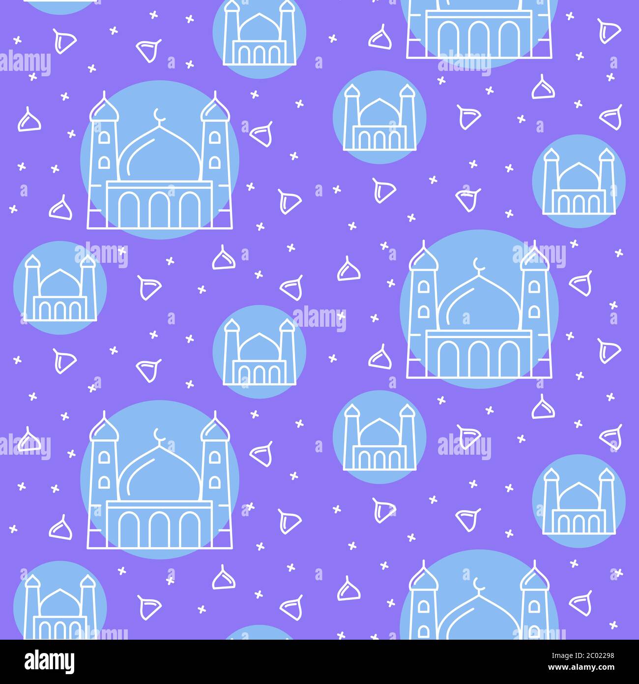 Islamic pattern icon mosque tower dome religious star moon arts ...