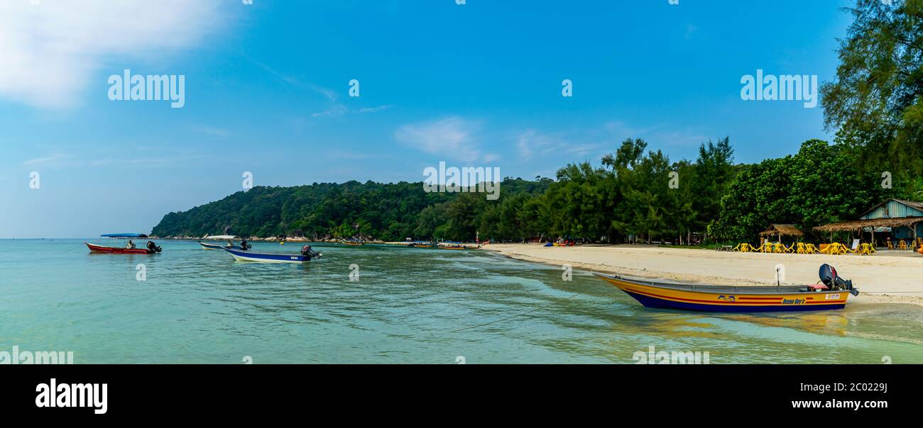 Teluk Dalam Beach, Besar, Perhentian Islands, Malaysia; May-2019; The ...