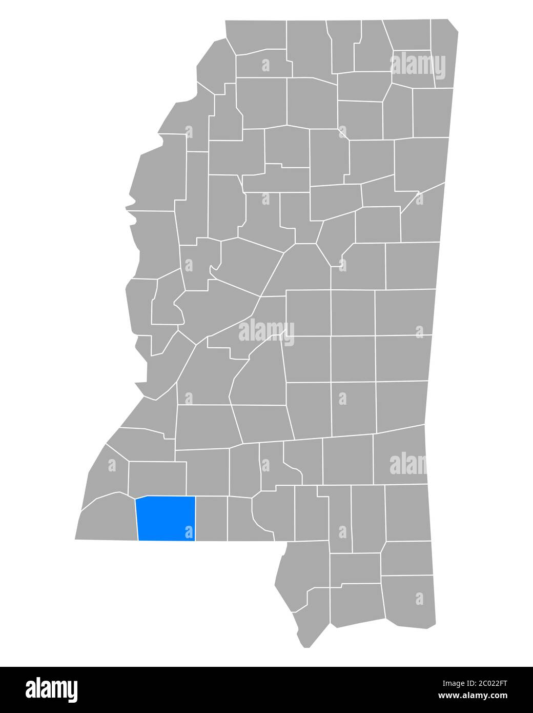 Map of amite hi-res stock photography and images - Alamy