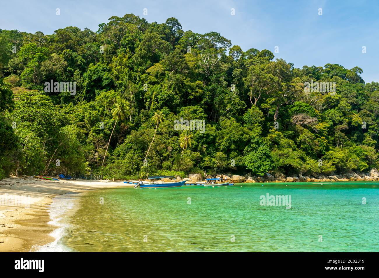 Bubble Beach, Besar, Perhentian Islands, Malaysia; May-2019; a ...