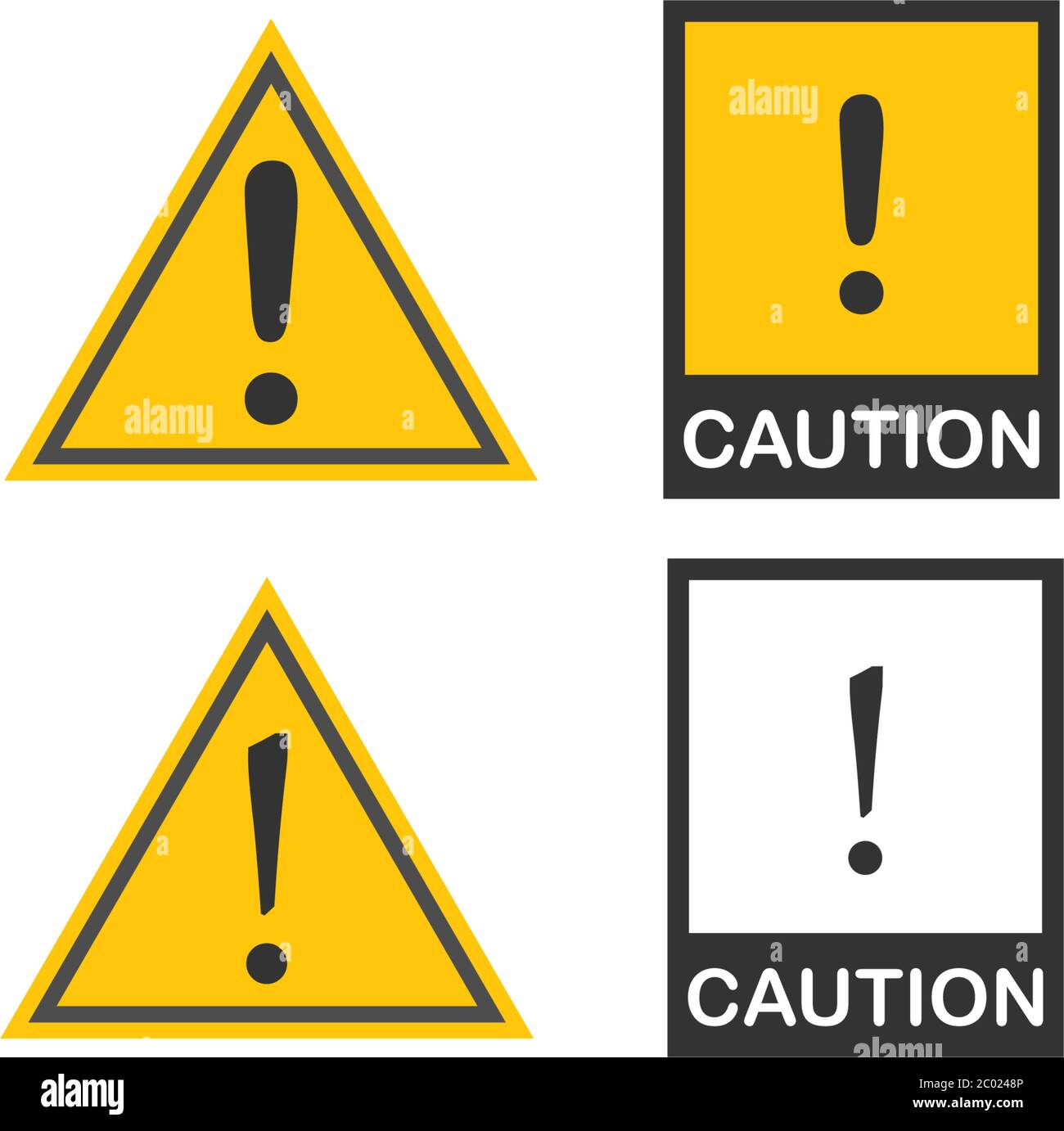 Warning logo, Prohibition, Exclamation mark beware icon template ...