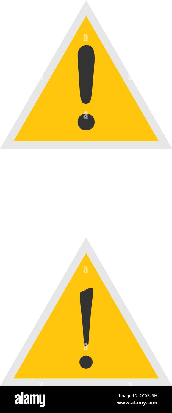 Warning logo, Prohibition, Exclamation mark beware icon template ...