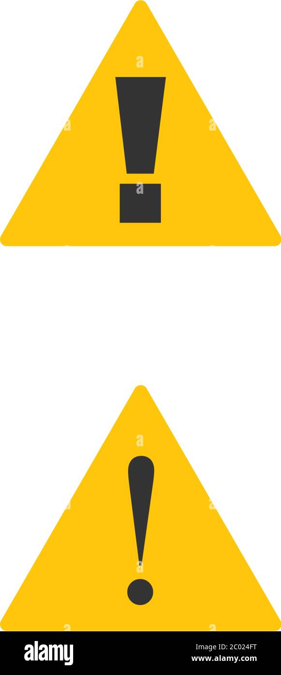 Warning logo, Prohibition, Exclamation mark beware icon template ...
