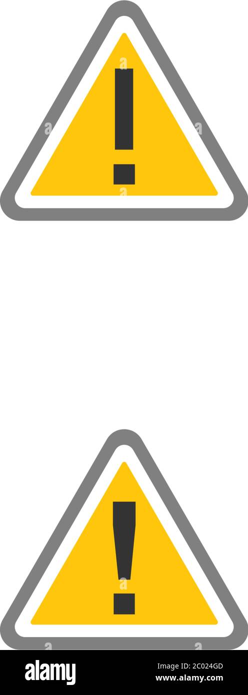 Warning logo, Prohibition, Exclamation mark beware icon template ...