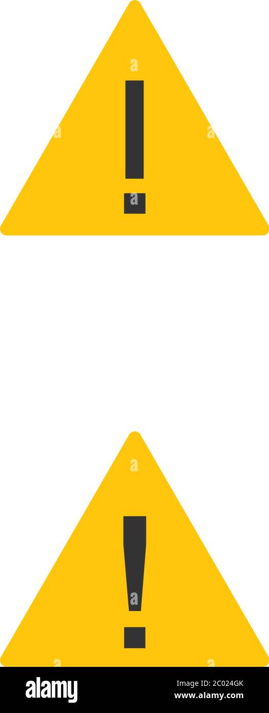 Warning logo, Prohibition, Exclamation mark beware icon template ...