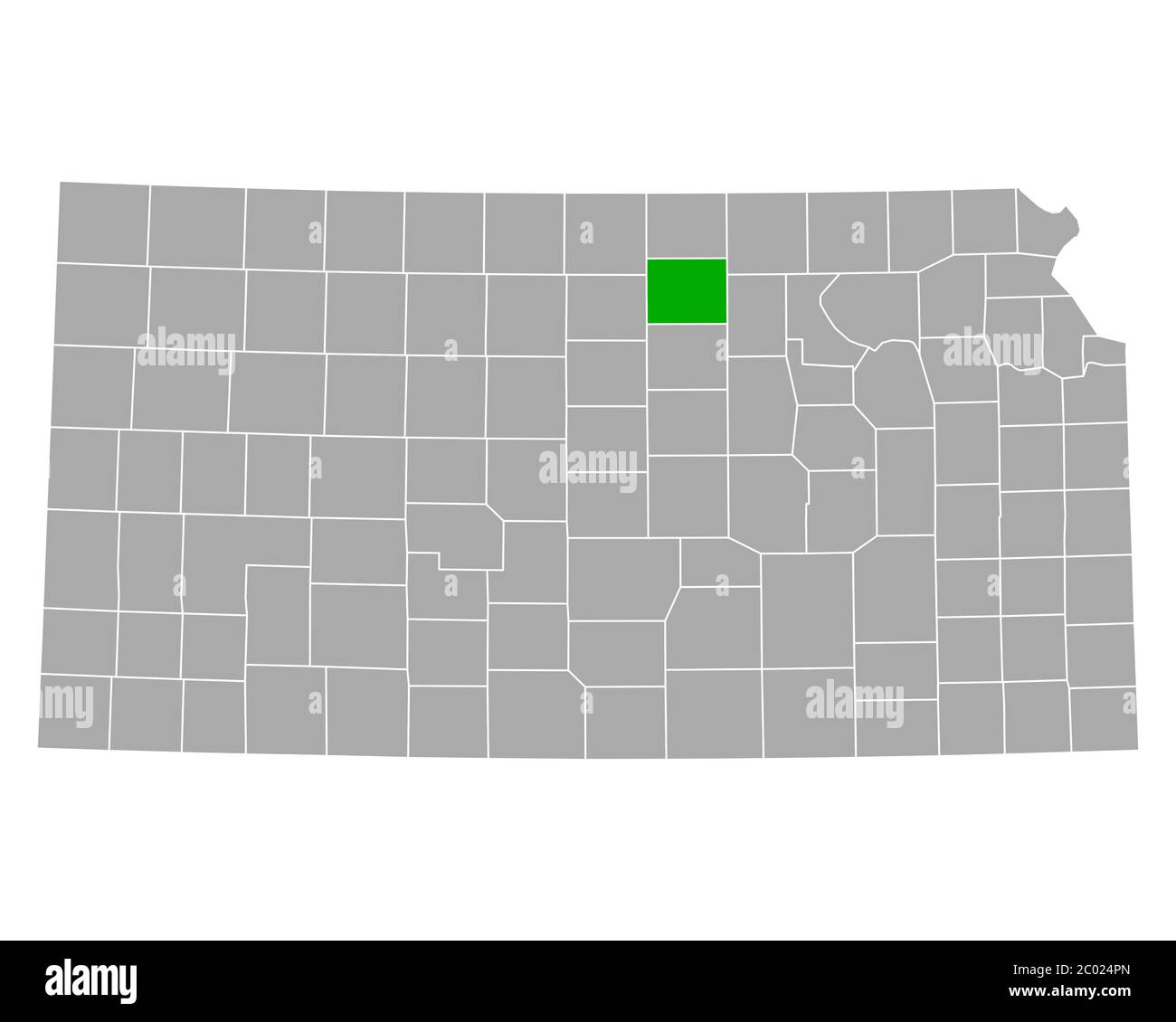Map of Cloud in Kansas Stock Photo - Alamy