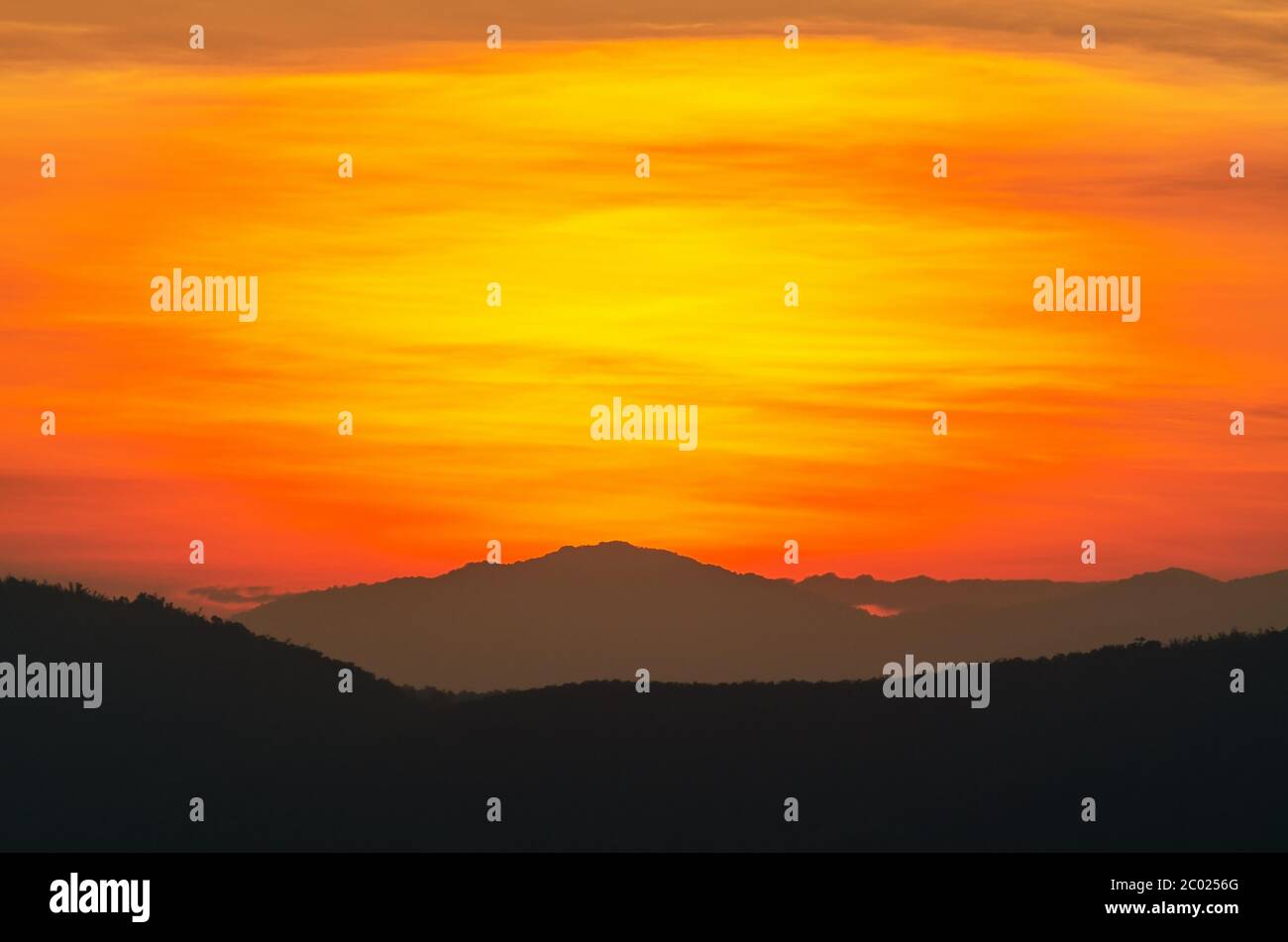 Beautiful sky after sunset Stock Photo - Alamy
