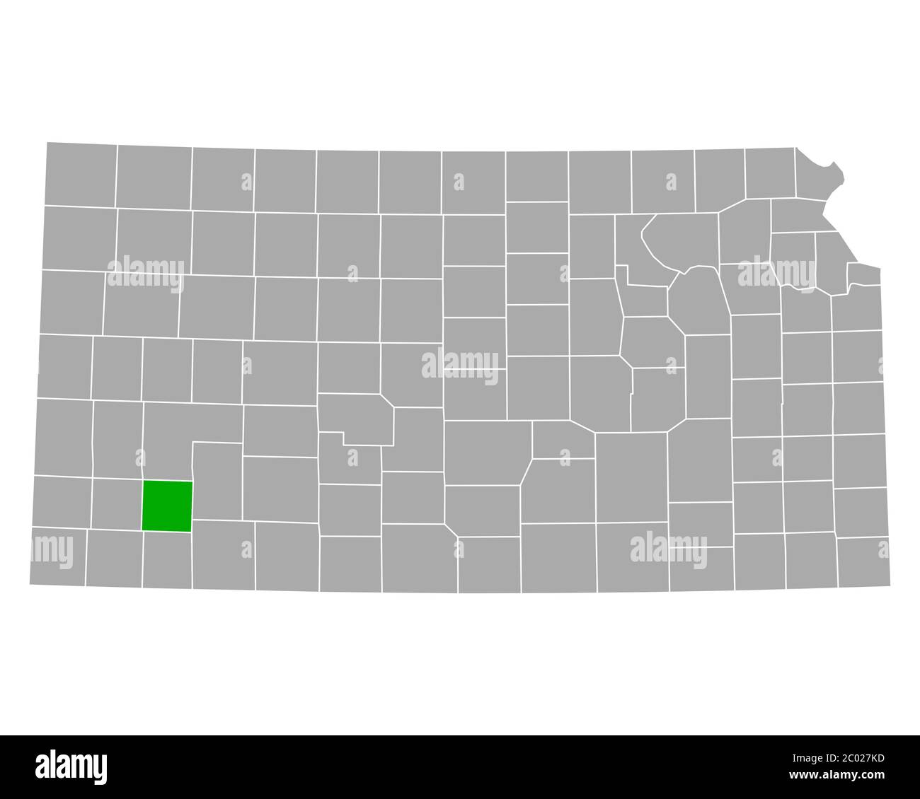 Map of Haskell in Kansas Stock Photo - Alamy